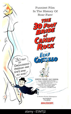 THE 30 FOOT BRIDE OF CANDY ROCK, Lou Costello, 1959 Stock Photo - Alamy