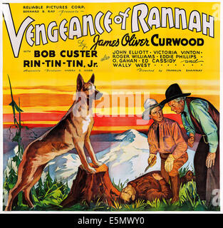 VENGEANCE OF RANNAH, Rin Tin Tin Jr., Victoria Vinton, Bob Custer, 1936 ...