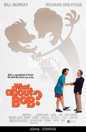 WHAT ABOUT BOB?, Bill Murray, Richard Dreyfuss, 1991 Stock Photo - Alamy