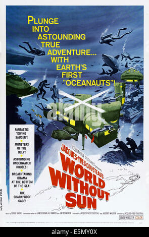 WORLD WITHOUT SUN, (aka LE MONDE SANS SOLEIL, aka JACQUES-YVES COUSTEAU ...