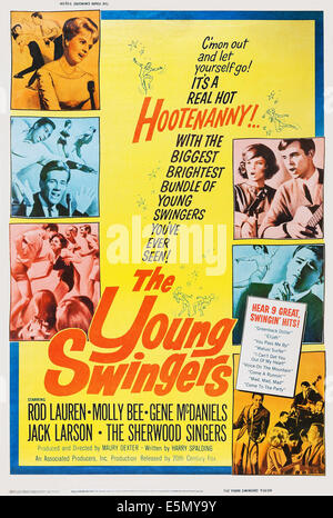 THE YOUNG SWINGERS US Poster Art 1963 Stock Photo Alamy THE YOUNG SWINGERS US Poster Art 1963 Stock Photo Alamy
