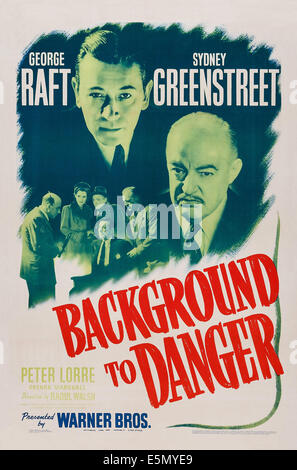 BACKGROUND TO DANGER, George Raft, 1943 Stock Photo - Alamy