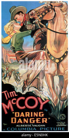 DARING DANGER, from left: Tim McCoy, Richard Alexander, 1932 Stock ...