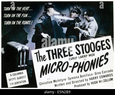 MICRO-PHONIES, Curly Howard, Larry Fine, Moe Howard (The Three Stooges ...