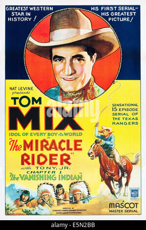 THE MIRACLE RIDER, Tom Mix, 1935 Stock Photo - Alamy