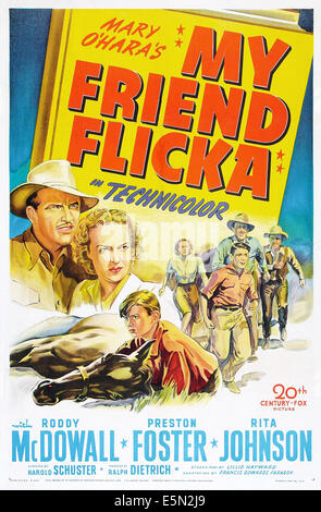 MY FRIEND FLICKA, Roddy McDowall, 1943, TM and Copyright (c)20th ...