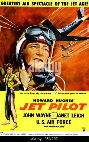 JET PILOT, John Wayne, Janet Leigh, 1950 (released 1957 Stock Photo - Alamy