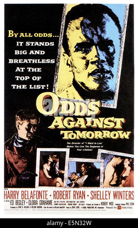 ODDS AGAINST TOMORROW, Robert Ryan, Shelley Winters, 1959 Stock Photo ...