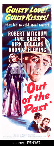 Out Of The Past a 1947 film noir starring Robert Mitchum, Jane Greer ...