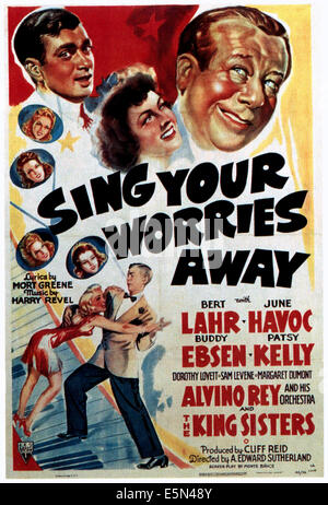 SING YOUR WORRIES AWAY, from left, The King Sisters (Alyce King, Yvonne ...