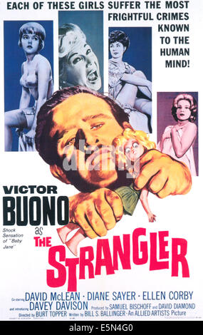 THE STRANGLER, Victor Buono, 1964 Stock Photo - Alamy