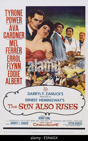 THE SUN ALSO RISES, from left: Ava Gardner, Robert Evans, 1957, TM & Copyright © 20th Century ...