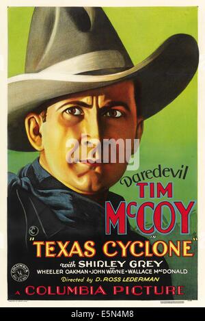 TEXAS CYCLONE, Tim McCoy, 1932 Stock Photo - Alamy