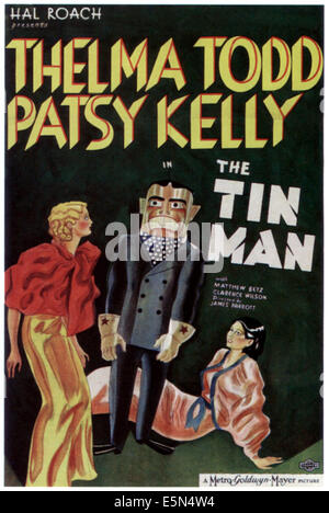 THE TIN MAN, left: Thelma Todd, Patsy Kelly, 1935 Stock Photo - Alamy