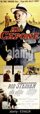 AL CAPONE, Fay Spain, Rod Steiger, 1959 Stock Photo - Alamy