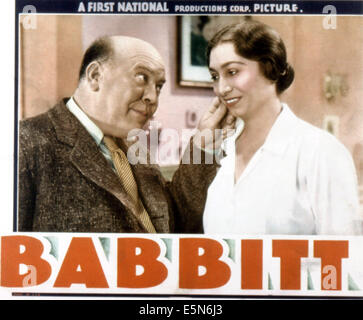 BABBITT, Guy Kibbee, 1934 Stock Photo - Alamy
