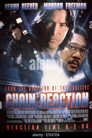 CHAIN REACTION, Morgan Freeman, 1996, cigar Stock Photo - Alamy