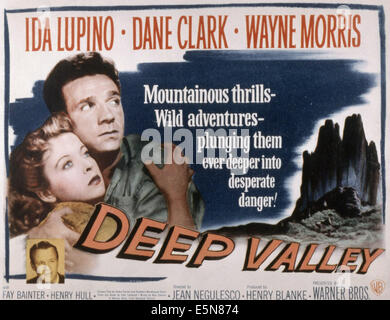 DEEP VALLEY, Wayne Morris, 1947 Stock Photo - Alamy