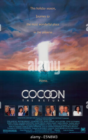 COCOON, Steve Guttenberg, Tahnee Welch, 1985, TM and Copyright (c)20th ...