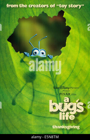 A BUG'S LIFE, US poster art, Hopper (voice: Kevin Spacey), 1998. ©Buena ...