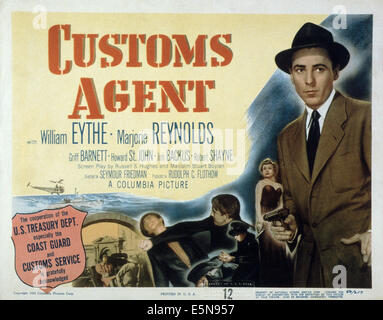 WILLIAM EYTHE POSTER CUSTOMS AGENT (1950 Stock Photo: 30976917 - Alamy