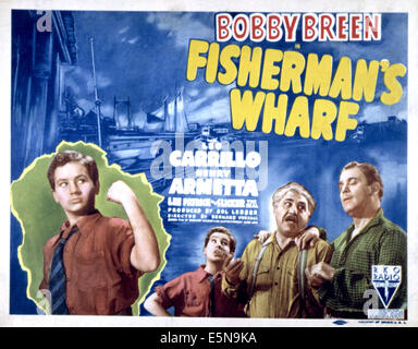 FISHERMAN'S WHARF, Bobby Breen, Henry Armetta, 1939 Stock Photo - Alamy