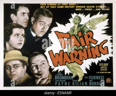 FAIR WARNING, from left, John Payne, Bill Burrud, (aka Billy Burrud ...