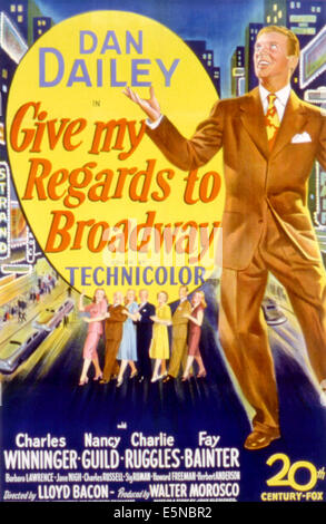 GIVE MY REGARDS TO BROADWAY, Dan Dailey, 1948, (c) 20th Century Fox, TM ...