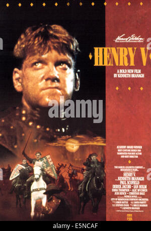 HENRY V, Kenneth Branagh, 1989, (c) Samuel Goldwyn/courtesy Everett ...