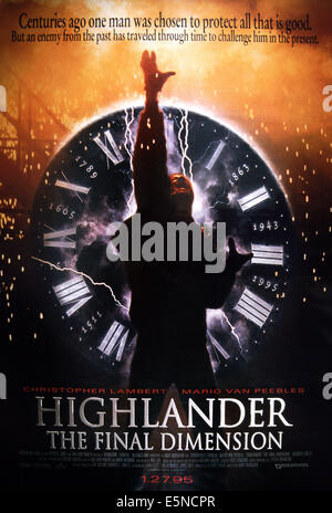 HIGHLANDER 3: THE SORCERER, (aka HIGHLANDER: THE FINAL DIMENSION ...