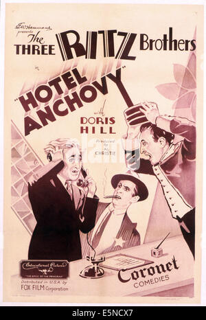 The Ritz Brothers, from left: Al Ritz, Harry Ritz, Jimmy Ritz, late ...