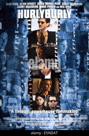 HURLYBURLY, Sean Penn, Robin Wright Penn, 1998, sunglasses Stock Photo ...