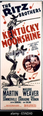 KENTUCKY MOONSHINE, Marjorie Weaver, the Ritz Brothers - Harry, Jimmy ...
