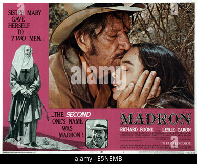 MADRON, Richard Boone, Leslie Caron, 1970 Stock Photo - Alamy