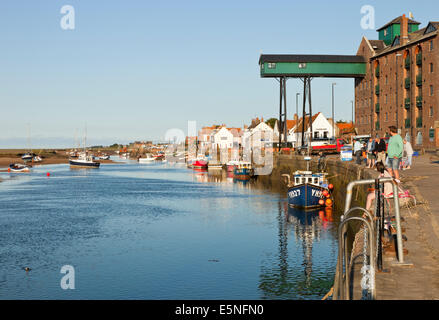 Port of Wells Inner Harbour in Norfolk, England, UK Stock Photo - Alamy