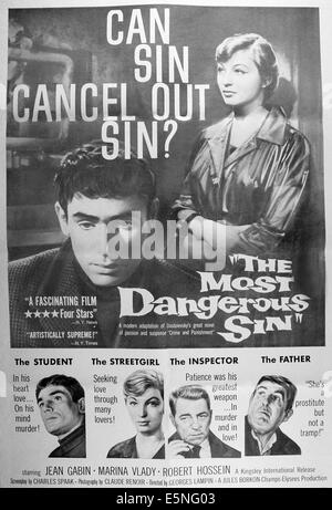 CRIME AND PUNISHMENT, (aka CRIME ET CHATIMENT, aka THE MOST DANGEROUS ...