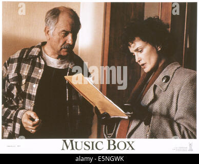 MUSIC BOX, from left: Armin Mueller-Stahl, Jessica Lange, 1989 ...