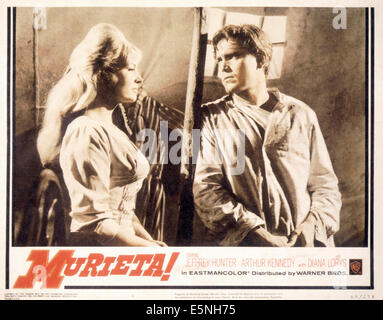 MURIETA, from left: Jeffrey Hunter as Joaquin Murieta, Arthur Kennedy ...