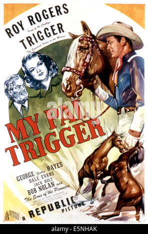 MY PAL TRIGGER, Roy Rogers, 1946 Stock Photo - Alamy