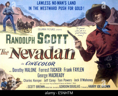 THE NEVADAN, (aka THE MAN FROM NEVADA), Dorothy Malone, 1950 Stock ...