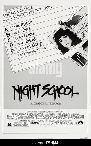 NIGHT SCHOOL, Rachel Ward, 1981. ©Paramount Pictures/Courtesy Everett ...