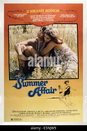 SUMMER LOVE, US poster art, from left: Judi Meredith, John Saxon, 1958 ...