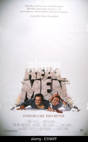 REAL MEN, John Ritter, James Belushi, 1987. ©United Artists/courtesy ...