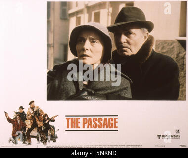 THE PASSAGE, from left: Anthony Quinn, Paul Clemens, Kay Lenz, 1979 ...