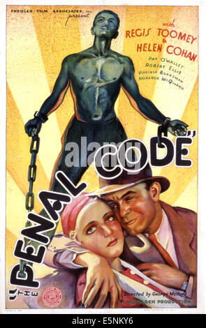 THE PENAL CODE, Regis Toomey, Helen Cohan, 1932 Stock Photo - Alamy