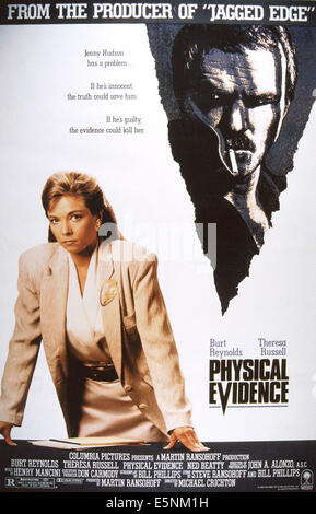 PHYSICAL EVIDENCE, Theresa Russell, Burt Reynolds, 1989, © Columbia ...
