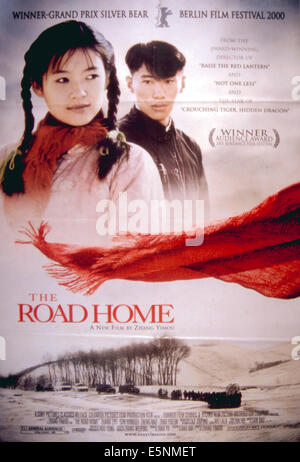 THE ROAD HOME, (aka WO DE FU QIN MU QIN), Zhang Ziyi (left), Zheng Hao (right), 1999, ©Sony ...