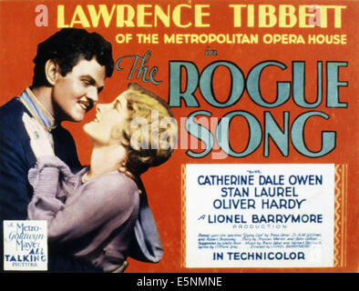 THE ROGUE SONG, Catherine Dale Owen, Lawrence Tibbett, 1930 Stock Photo ...