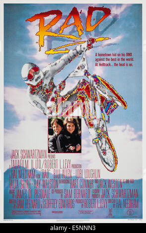 RAD, from left: Bill Allen, Lori Loughlin, 1986. ©TriStar Pictures ...