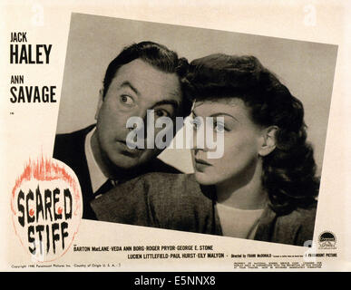 SCARED STIFF, US poster art, from left: Mary Page Keller, Andrew ...
